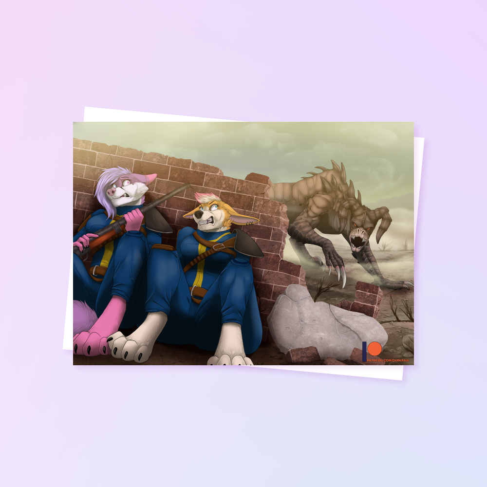 Fallout Postcard | Darkpaw Studios
